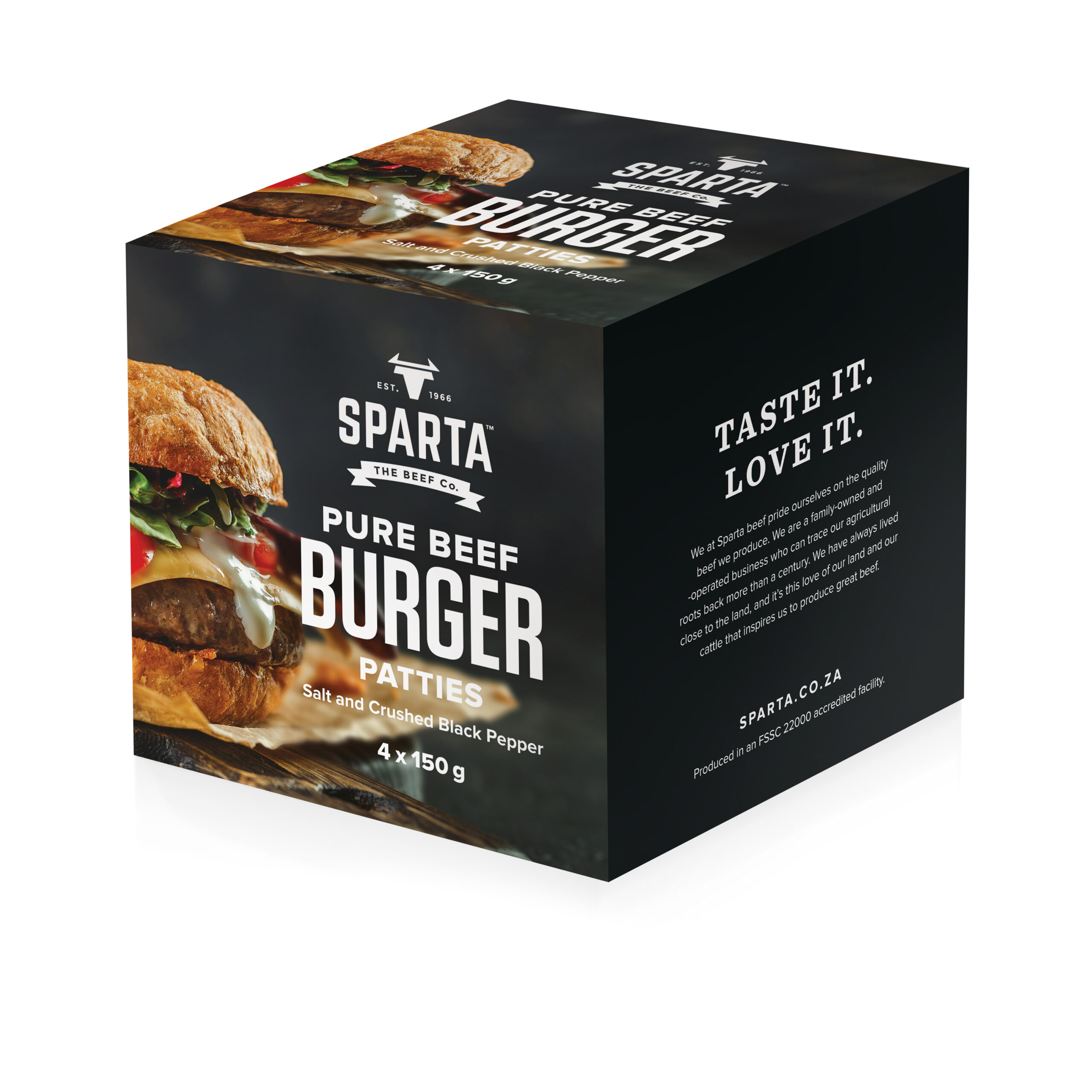 Sparta Pure Beef Burger 150g RP - Sparta